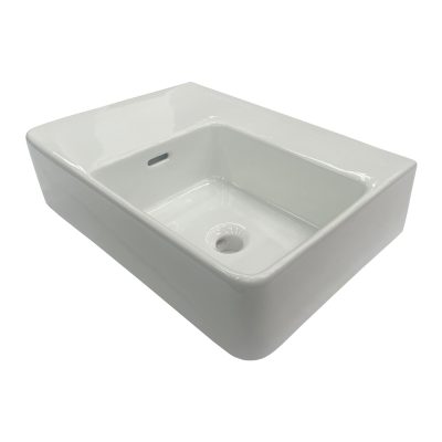 SOTTILE WALL HUNG, RH BOWL W/OVERFLOW AND 0TH 600 X 425 X 170MM | Novas